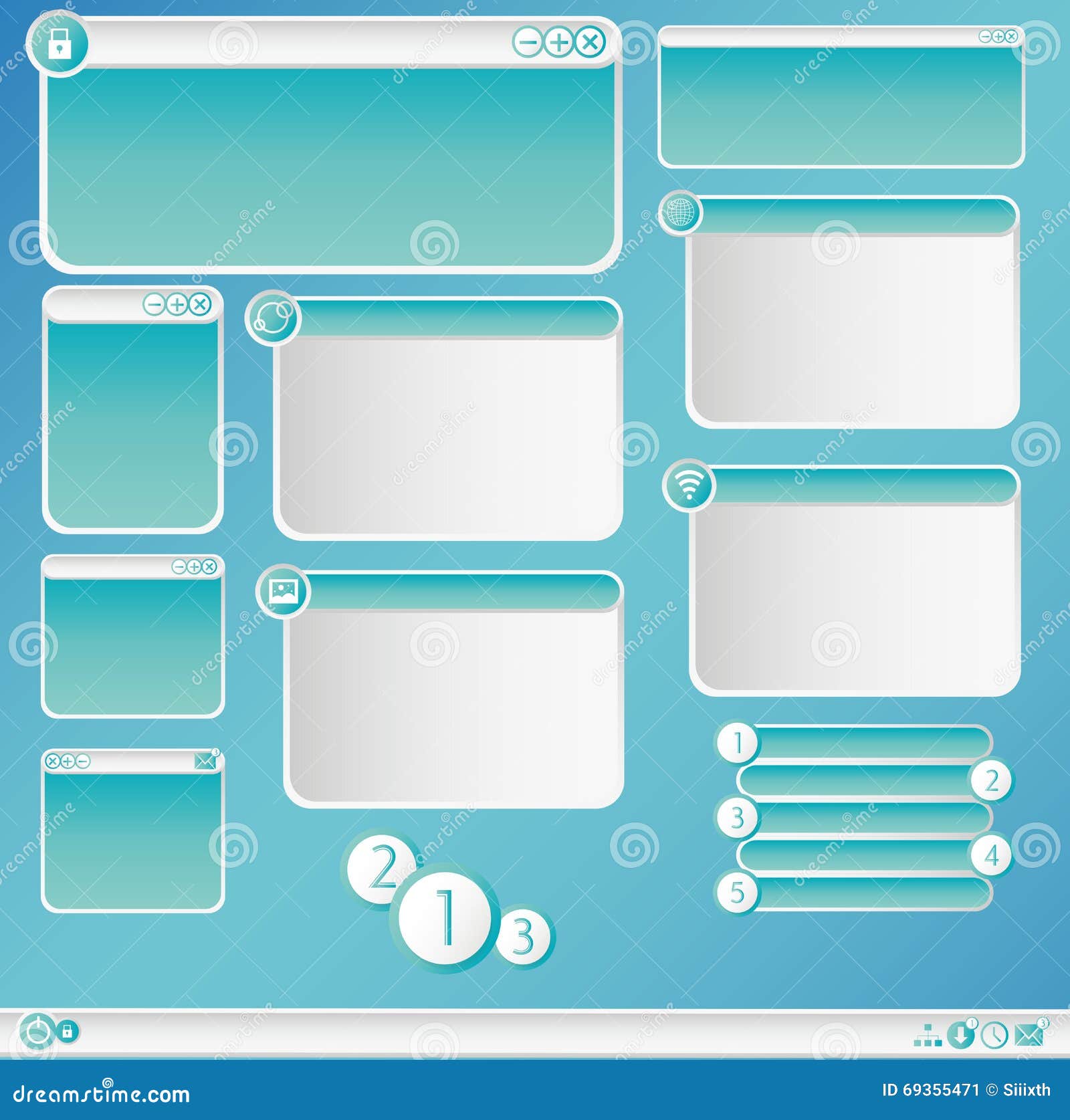 Graphic dialog box stock vector. Illustration of website - 69355471