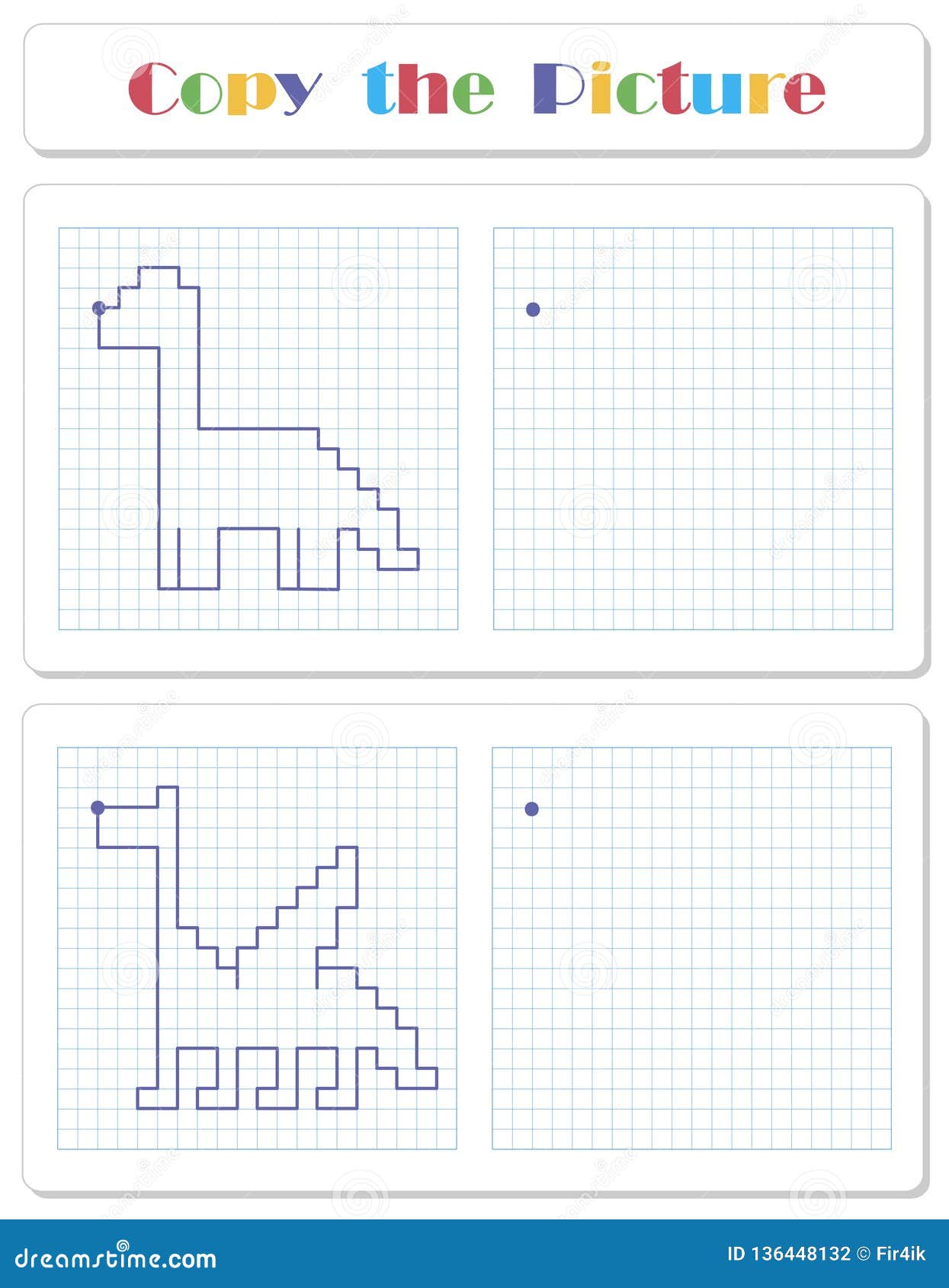 Graphic Dictation. Preschool Worksheets For Practicing Motor Skills ...