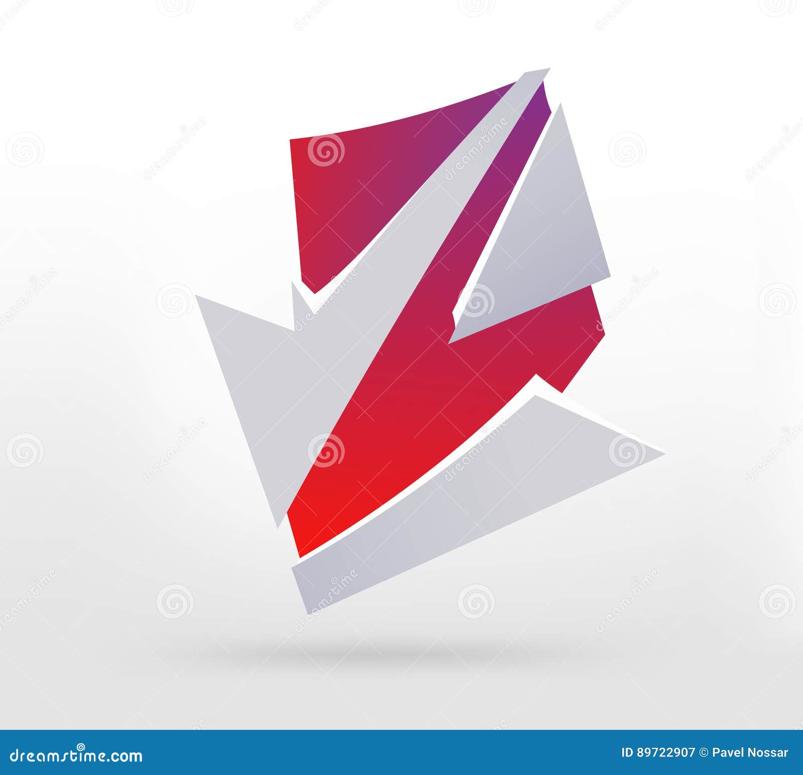 Graphic element arrow stock vector. Illustration of isolated - 89722907