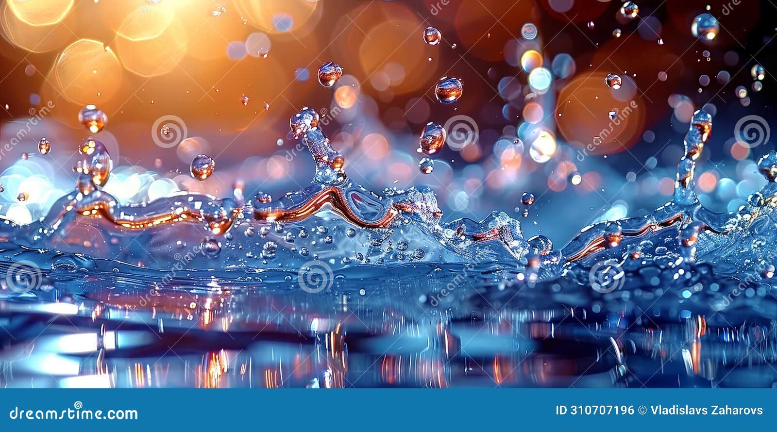 The Graphic Element in the Form of a Water Spot on Paper, Which Gives a ...