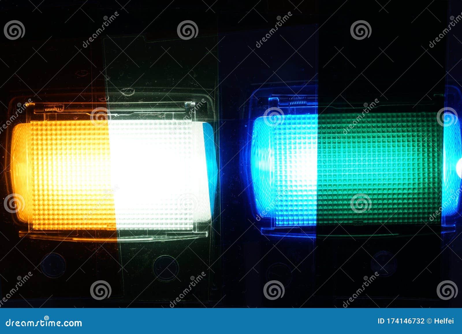 Graphic Elements Photographed in the Studio with Flash Light Stock ...