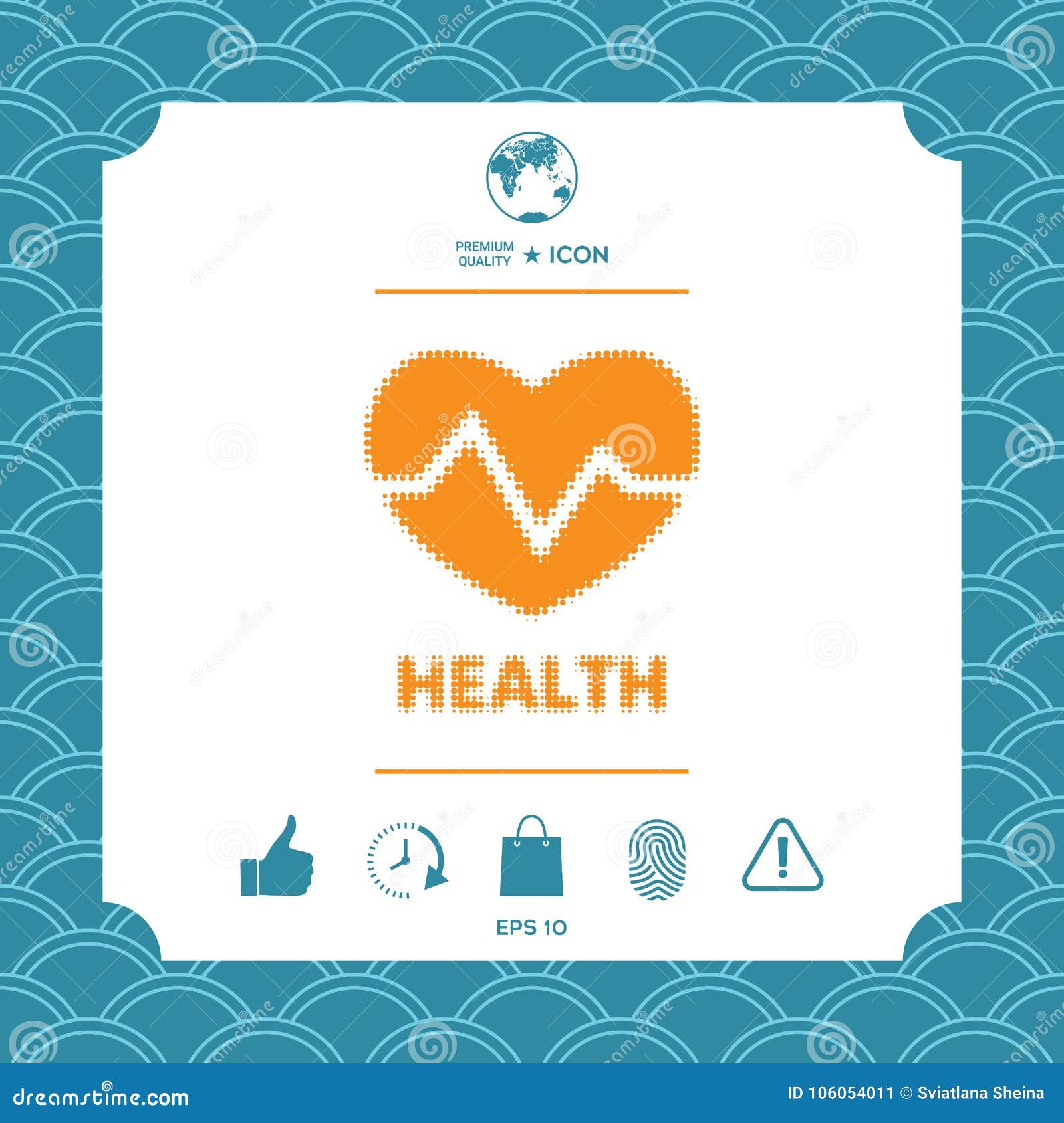 Heart Symbol - Halftone Logo. Stock Vector - Illustration of health ...