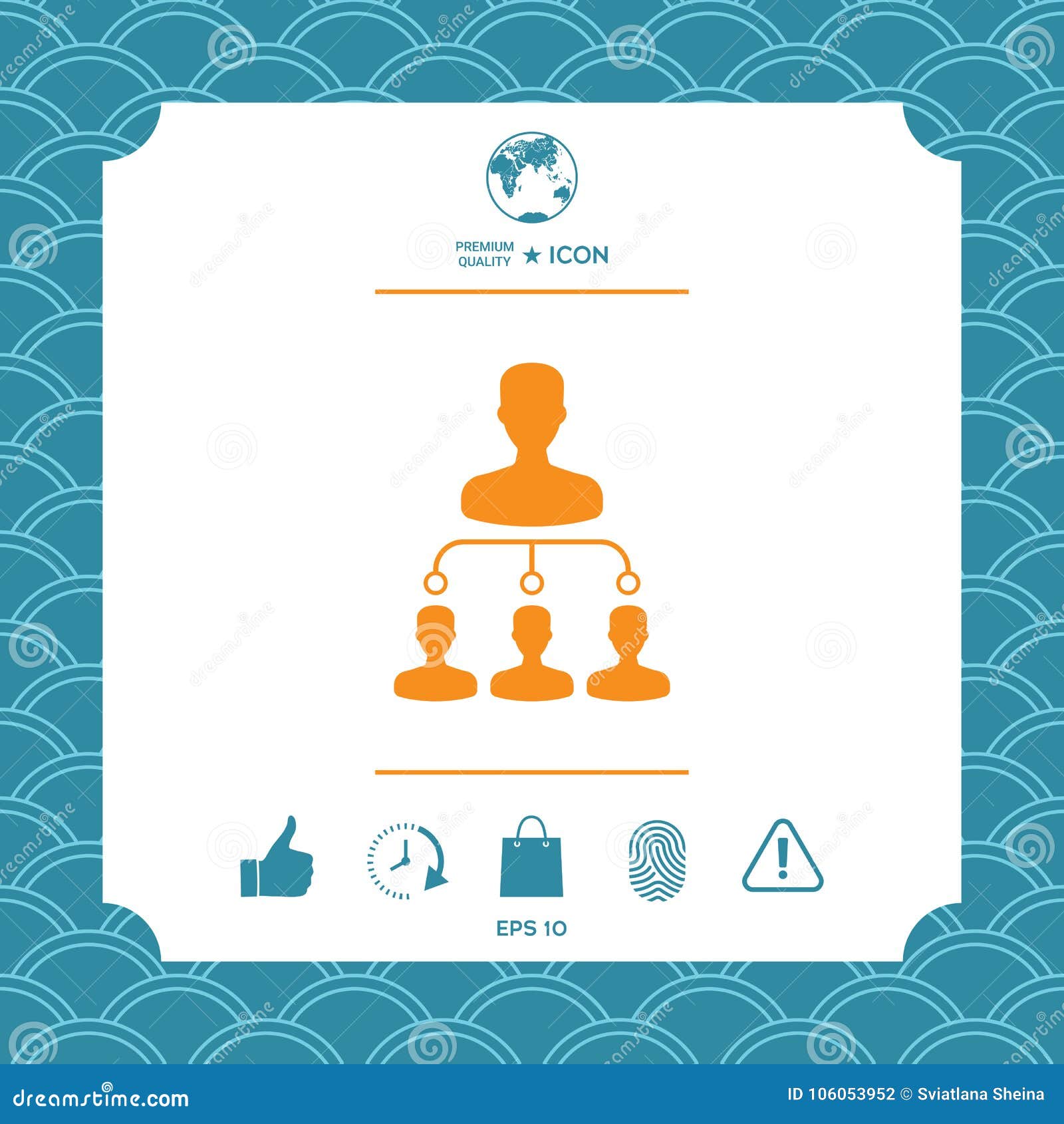 Hierarchy symbol icon stock vector. Illustration of leadership - 106053952