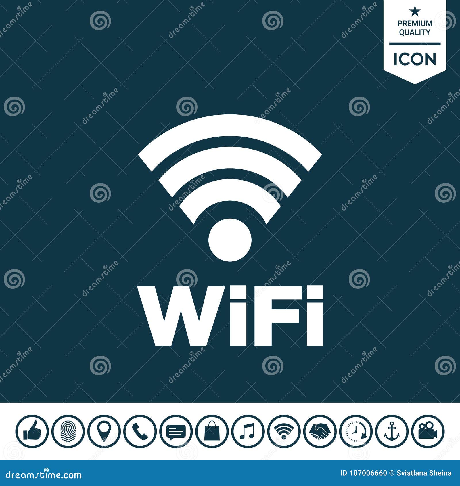 Internet Connection Symbol Icon Stock Vector - Illustration of ...