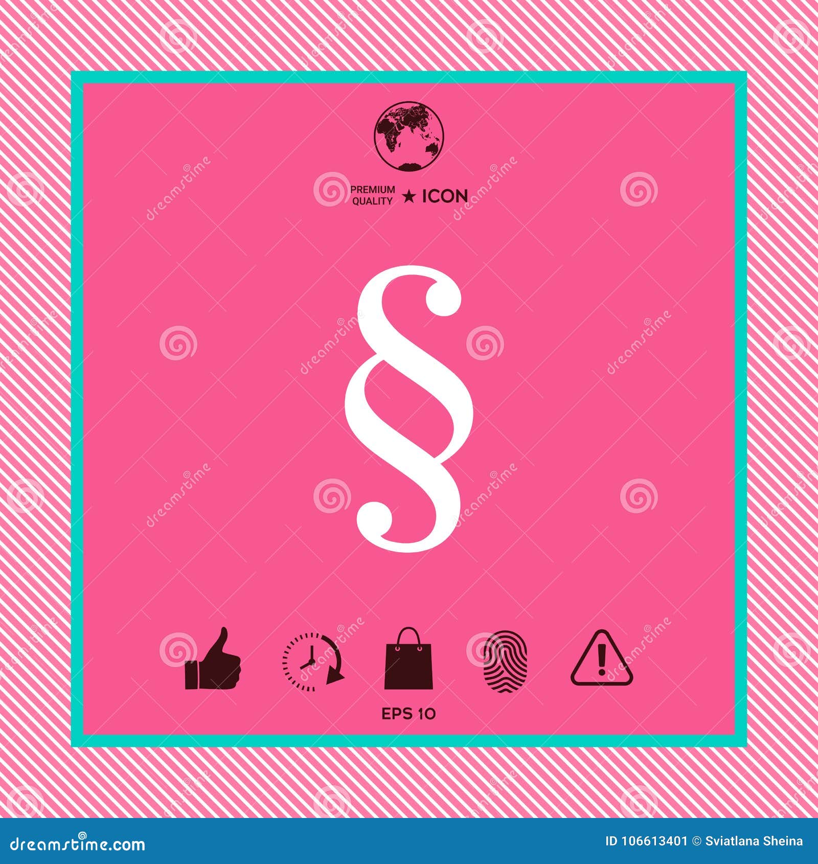 Paragraph symbol icon stock vector. Illustration of button - 106613401