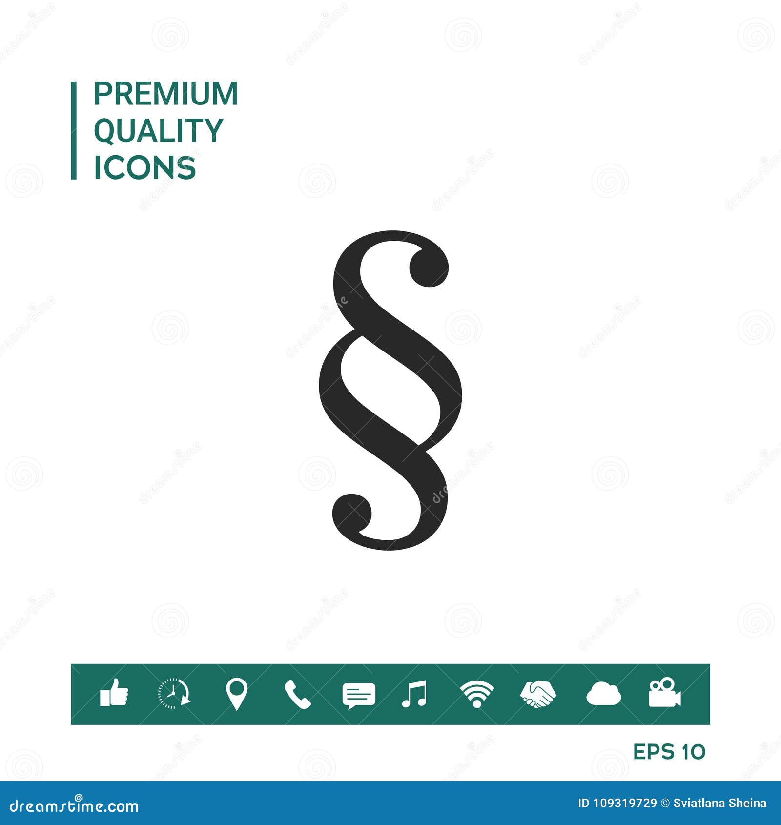 Paragraph symbol icon stock vector. Illustration of symbol - 109319729
