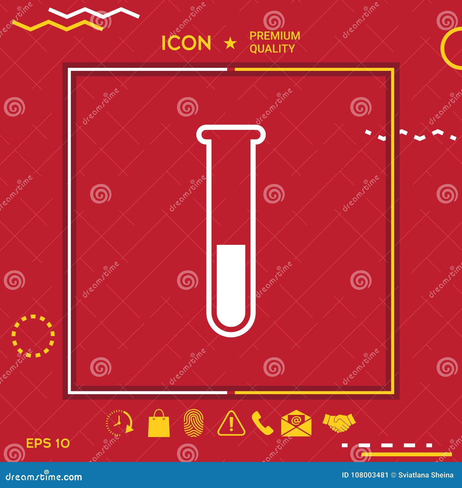 Test-tube symbol icon stock vector. Illustration of biology - 108003481