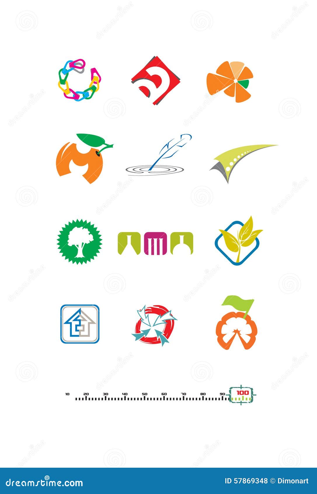 Graphic Elements for Logo 2 Stock Vector - Illustration of vector, wood ...