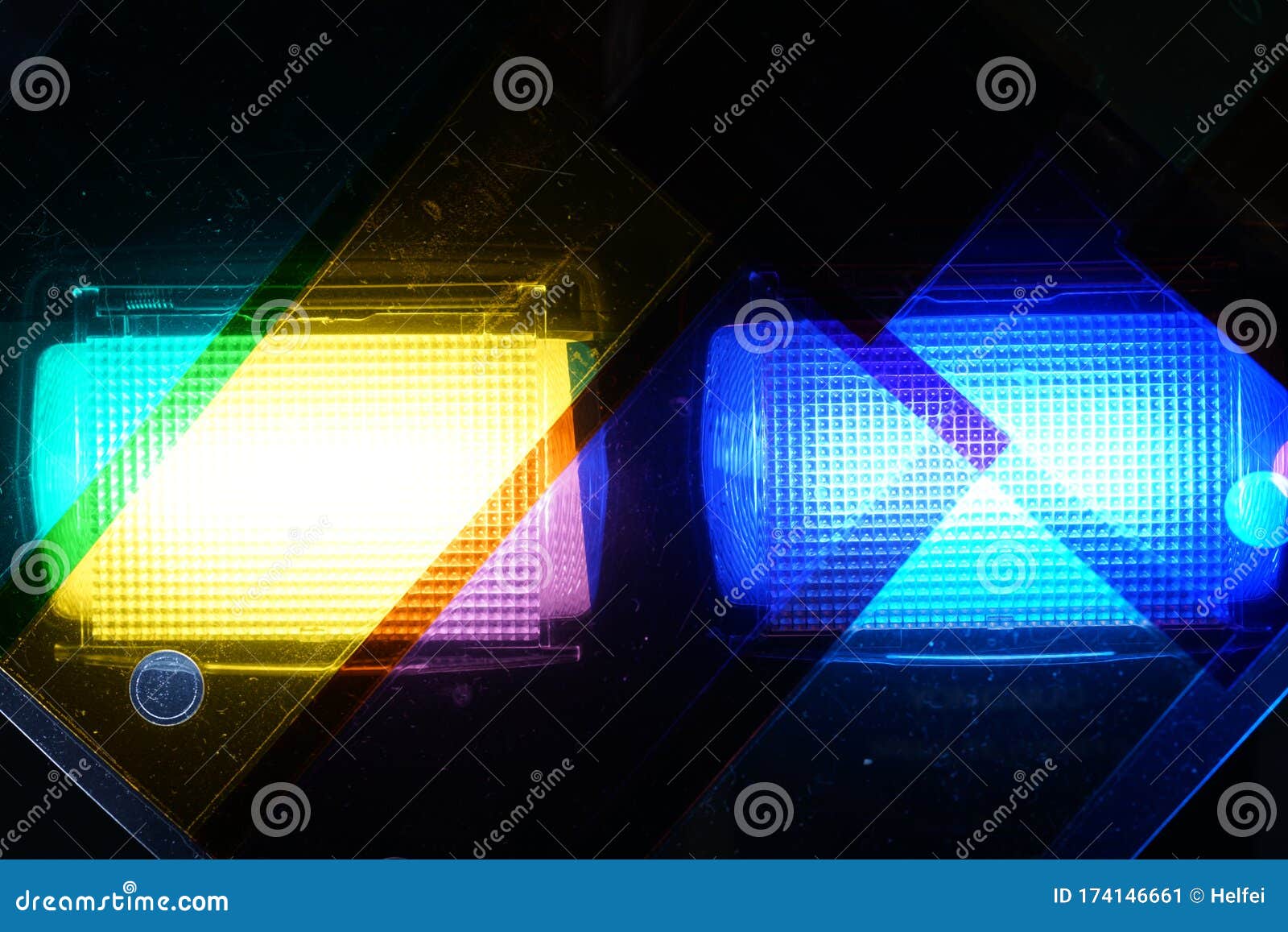 Graphic Elements Photographed in the Studio with Flash Light Stock ...