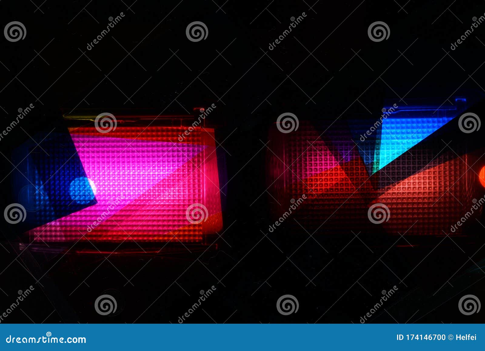 Graphic Elements Photographed in the Studio with Flash Light Stock ...