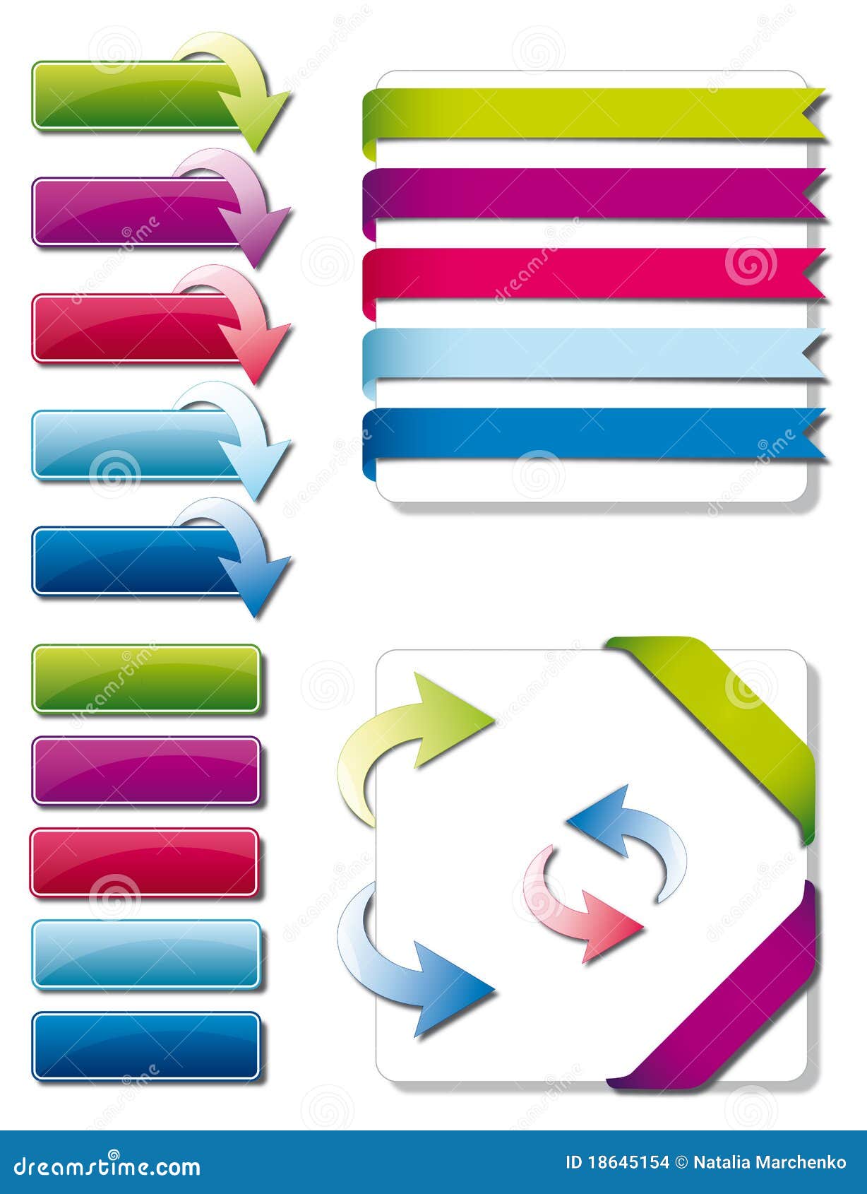 Graphic Elements for Web Designers Stock Vector - Illustration of ...