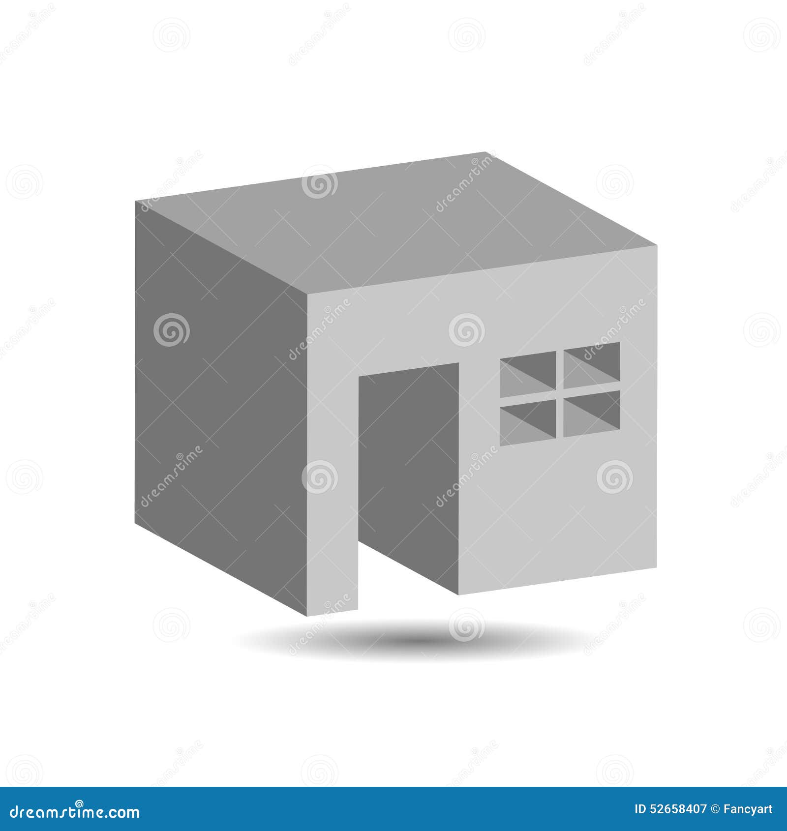 Graphic of an Enclosed Space Stock Vector - Illustration of logotype ...