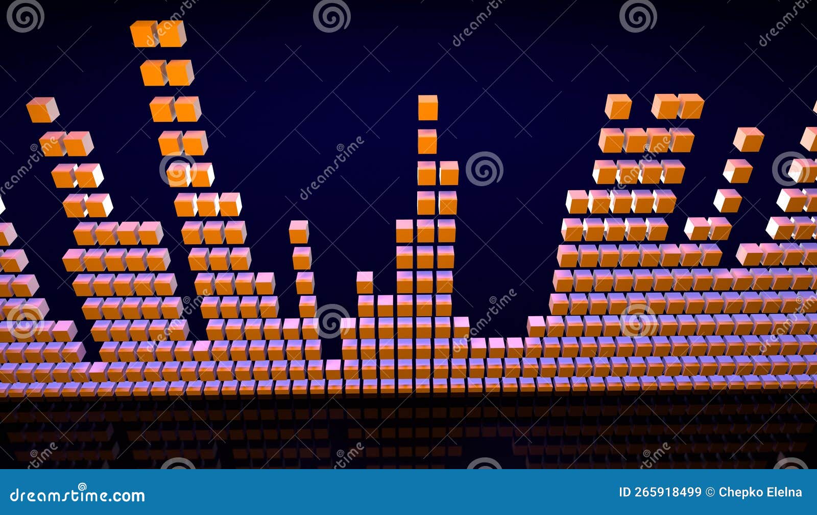 Graphic Equalizer Music Waves Abstract Background Stock Image - Image ...