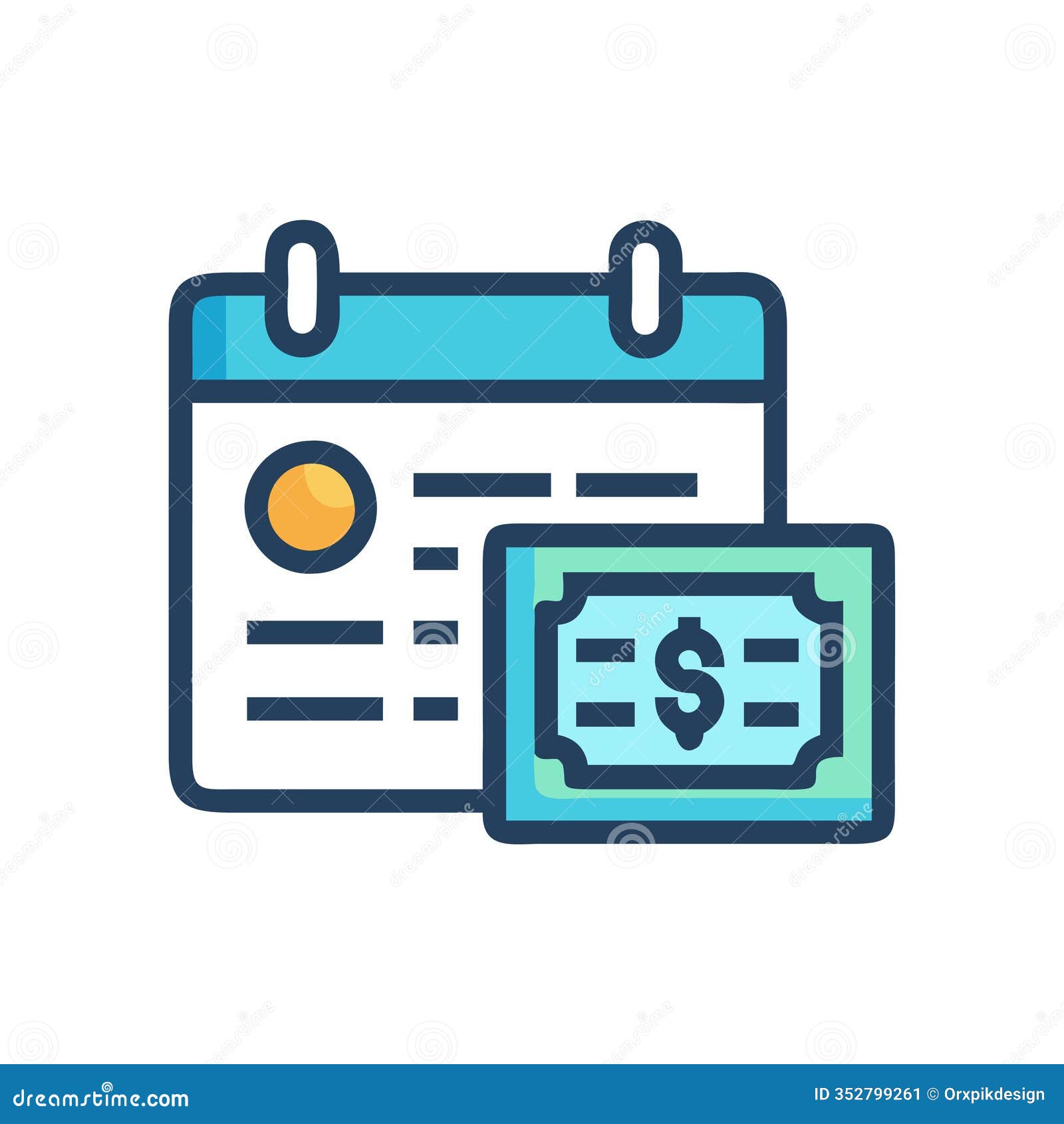 Graphic for Expense Tracking Icon Stock Vector - Illustration of ...