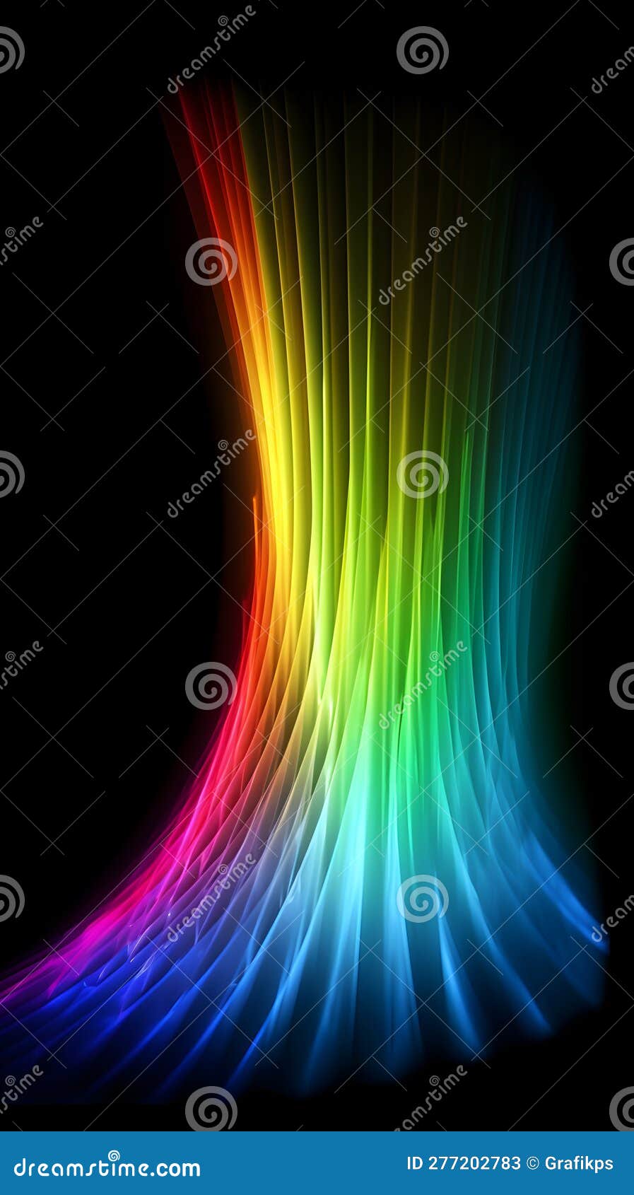 Stunning Visual Symphony Of Digital Waves And Ripples In Perfect ...