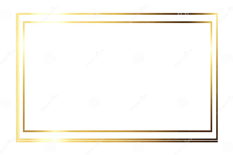 Elegant Gold Frame: Thin Border, Perfect for Luxury Designs ...