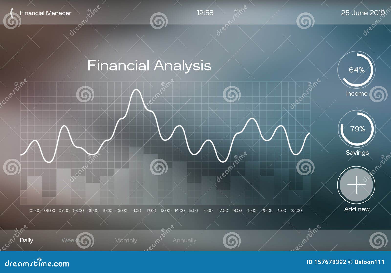 Graphic of Financial Analysis Application for Computer Stock ...