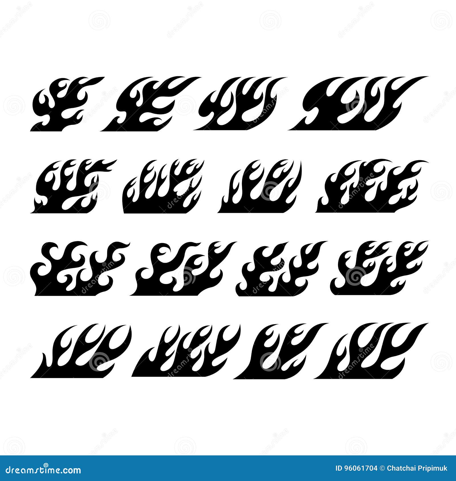 Graphic fire shape, vector stock vector. Illustration of sign - 96061704