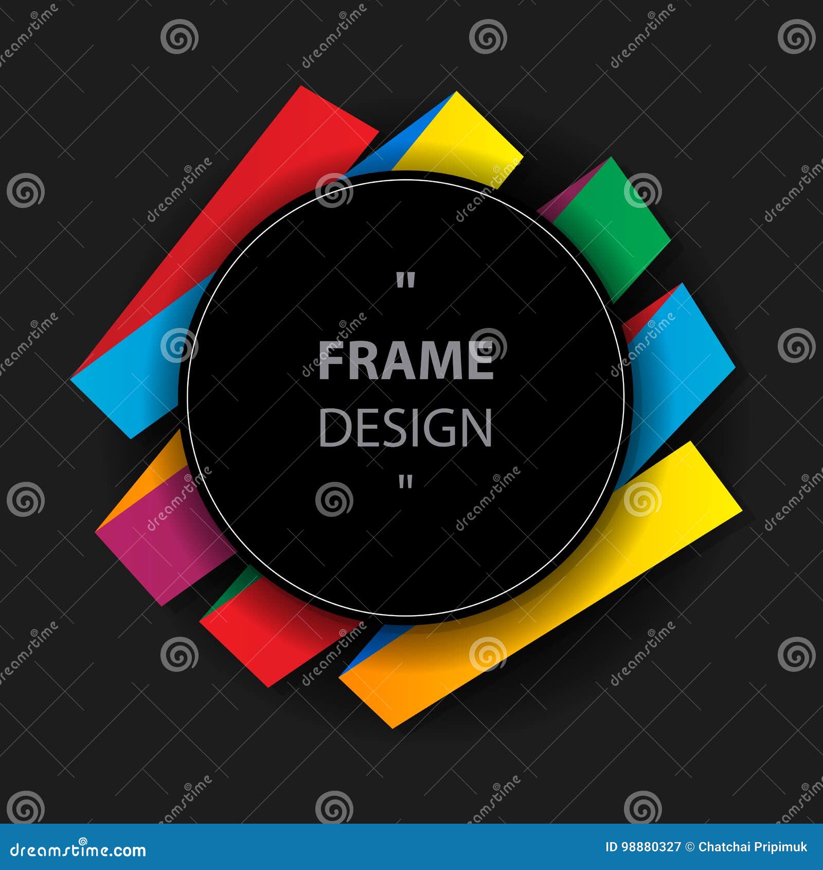 Graphic frame, vector stock vector. Illustration of paper - 98880327