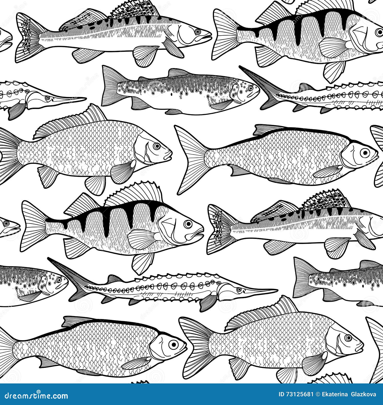 Perch Pattern Stock Illustrations – 866 Perch Pattern Stock ...