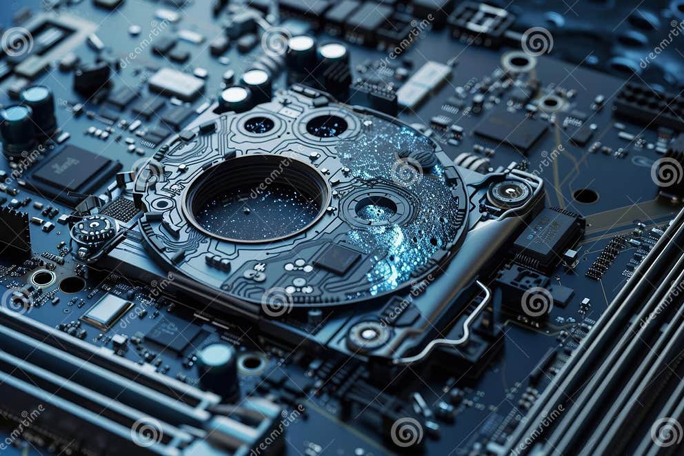 Graphic of Graphical Representation of AI Integration on a Lunarthemed ...