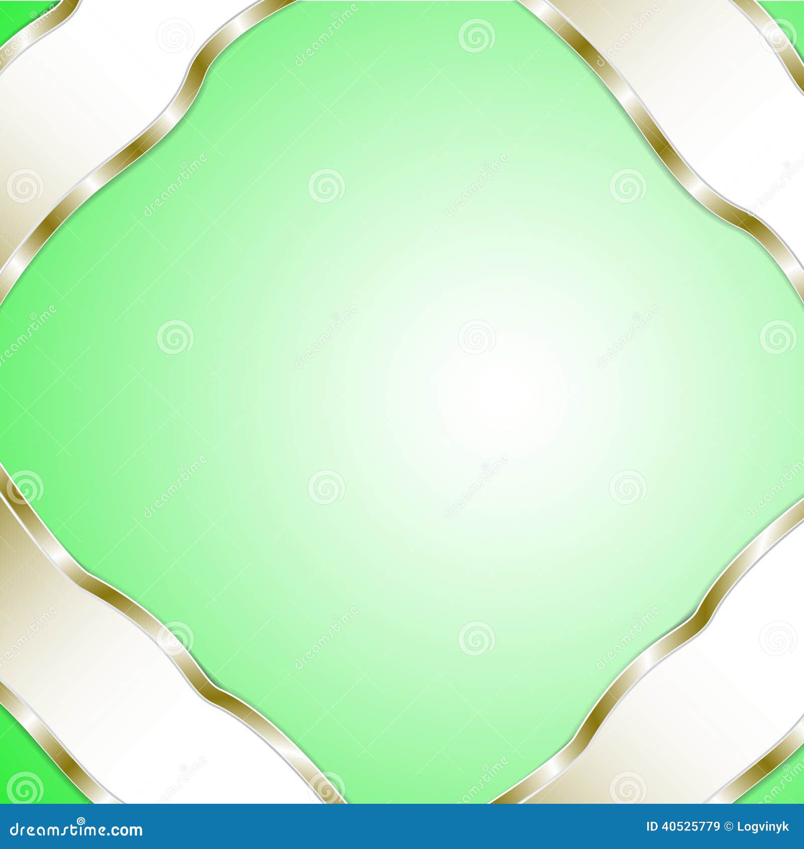Graphic Green Background for Text and Message Stock Illustration ...
