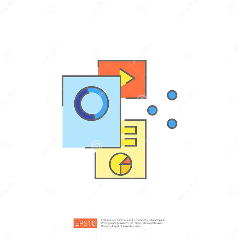 Graphic Icon Representing Data, Information, and Digital Technology ...