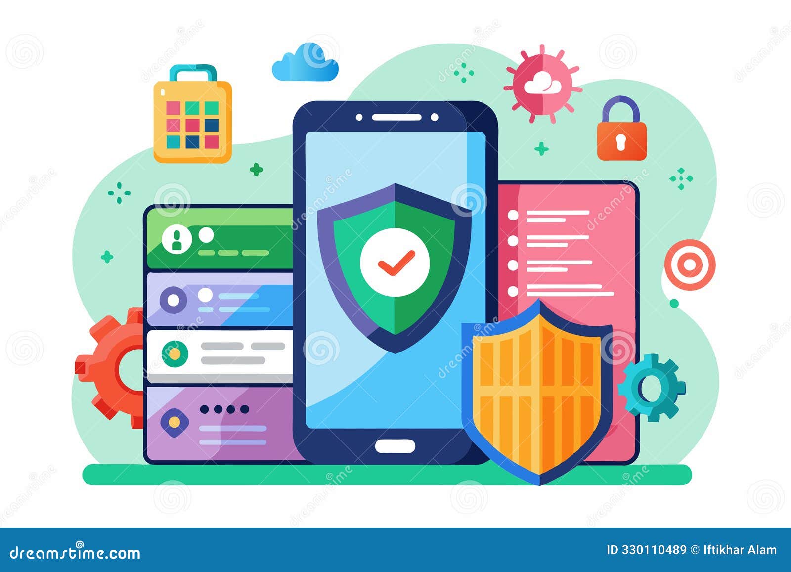 This Graphic Illustrates Methods for Managing Security Data on ...