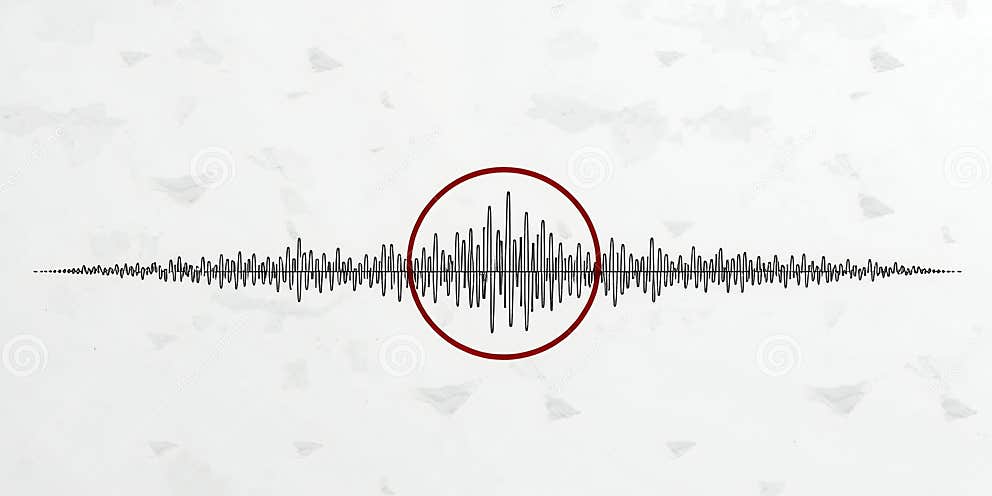 Visual Representation of Sound Waves Displaying Frequency and Patterns ...