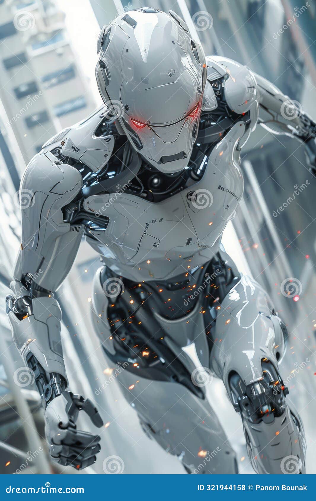 A Graphic Illustration of an Exo-suit in Action, Highlighting Its ...