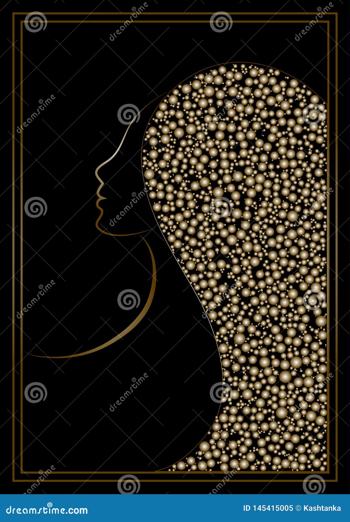 Golden Profile Icon Royalty-Free Illustration | CartoonDealer.com #73959732