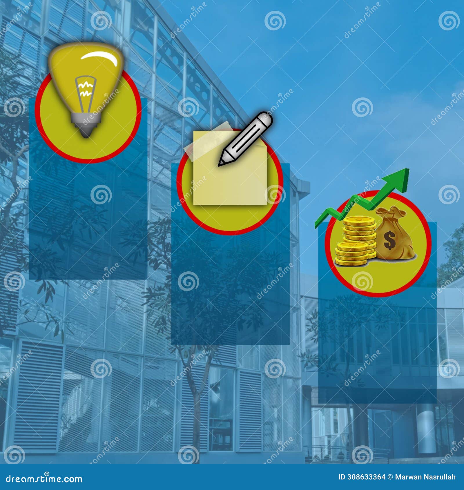 A Graphic Illustration To Plan a Successful Process Stock Illustration ...