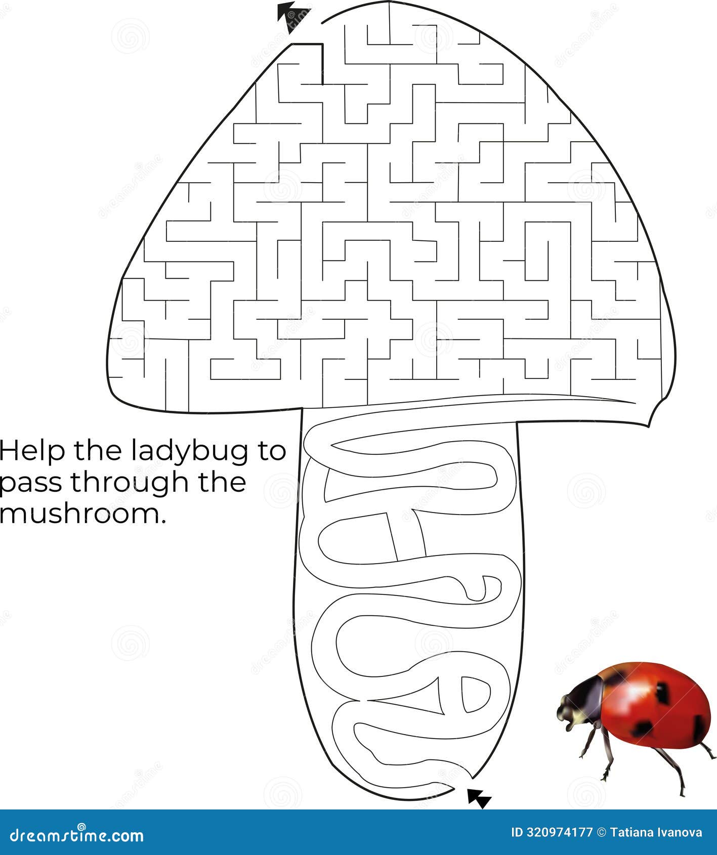 Graphic Illustration. Vector. the Insect is on Its Way Stock Vector ...