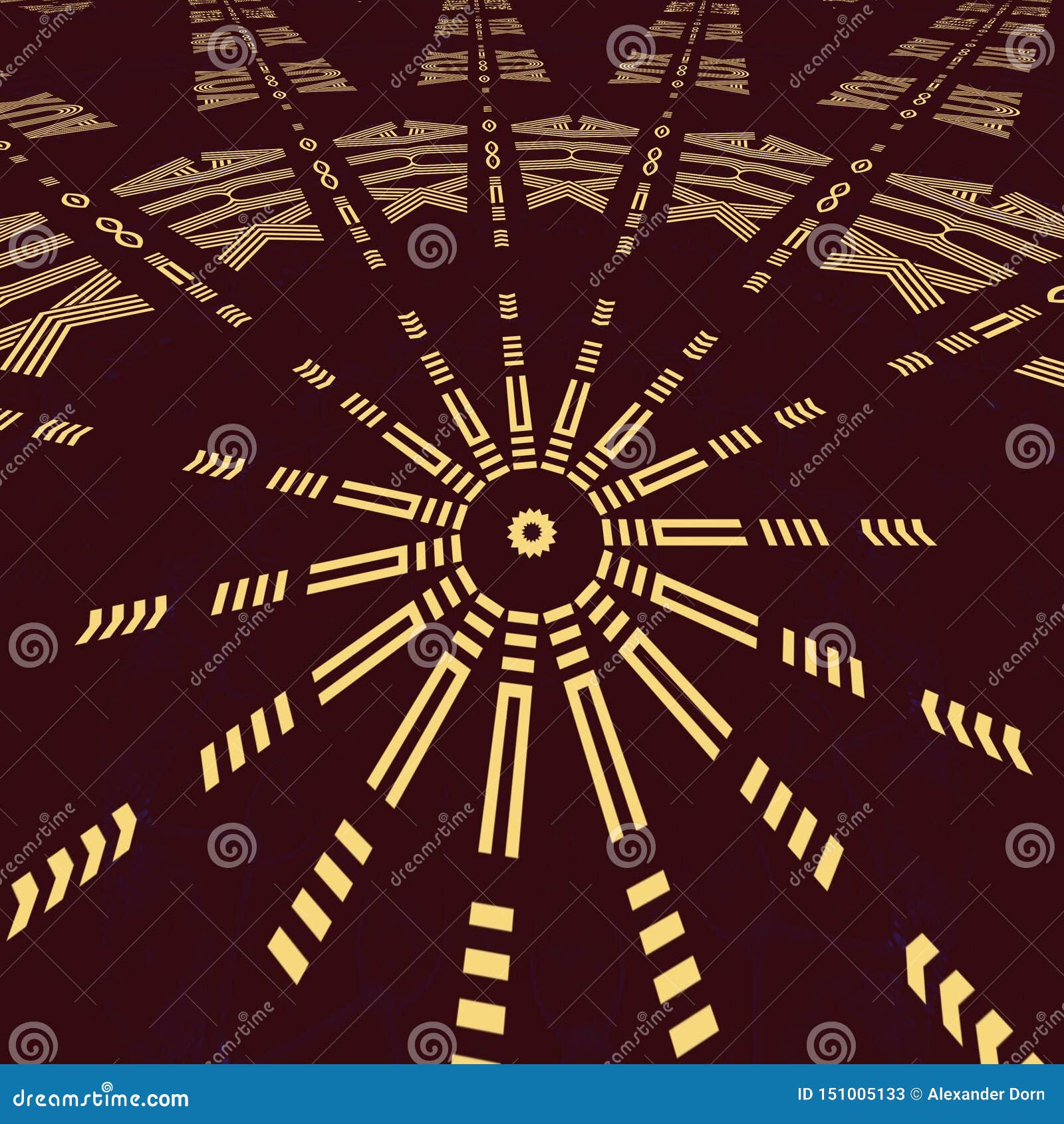 Graphic Image Design Style Spectrum Abstract Art Stock Illustration ...