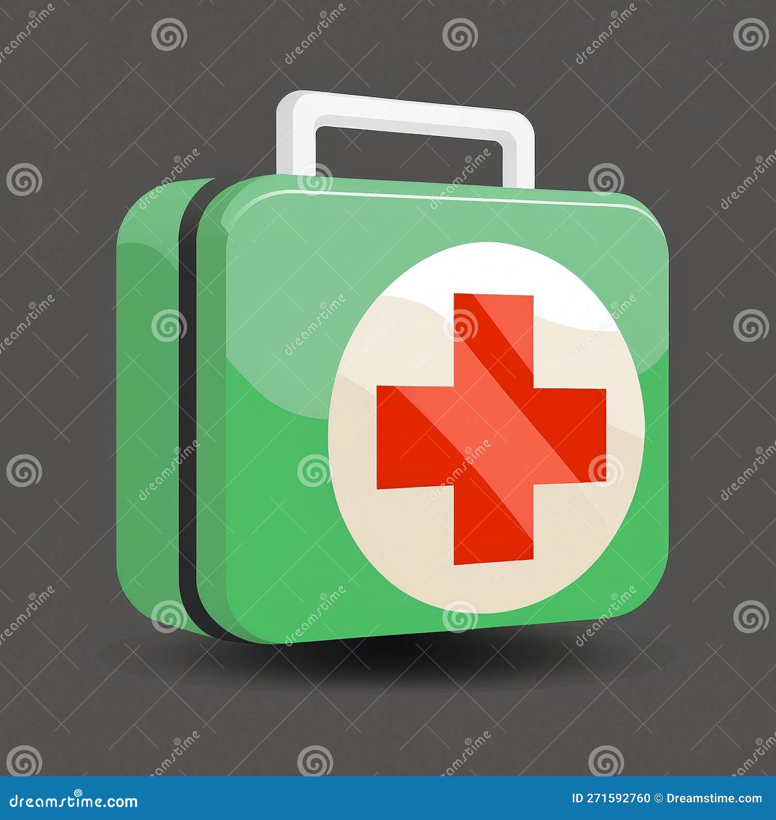 Graphic Image of the First Aid Kit Stock Illustration - Illustration of ...
