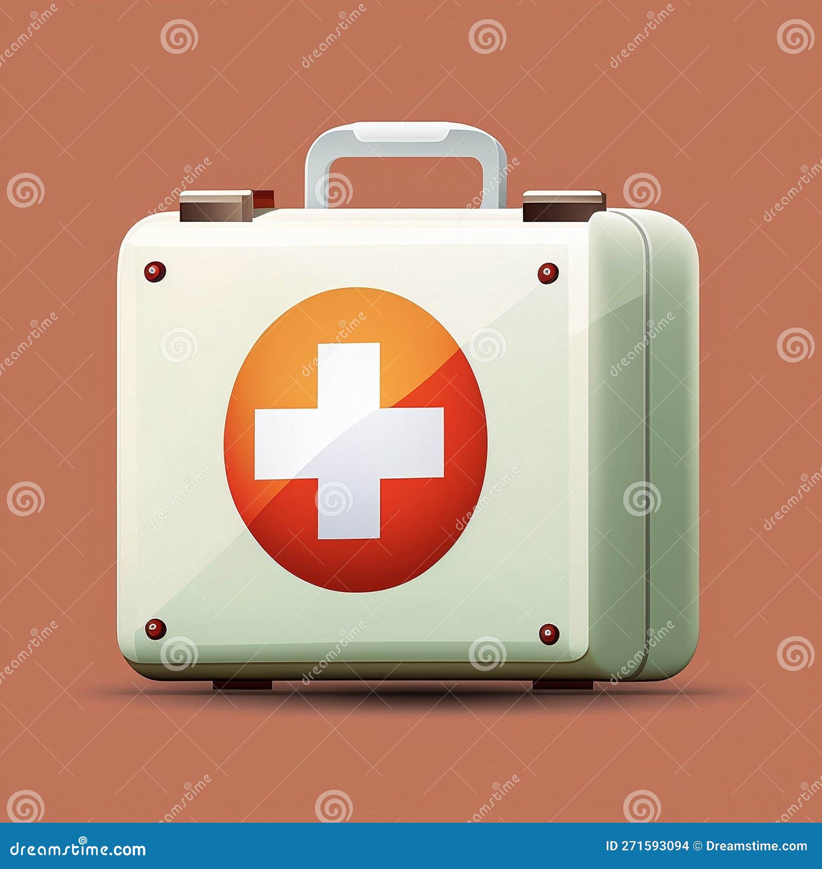 Graphic Image of the First Aid Kit Stock Illustration - Illustration of ...