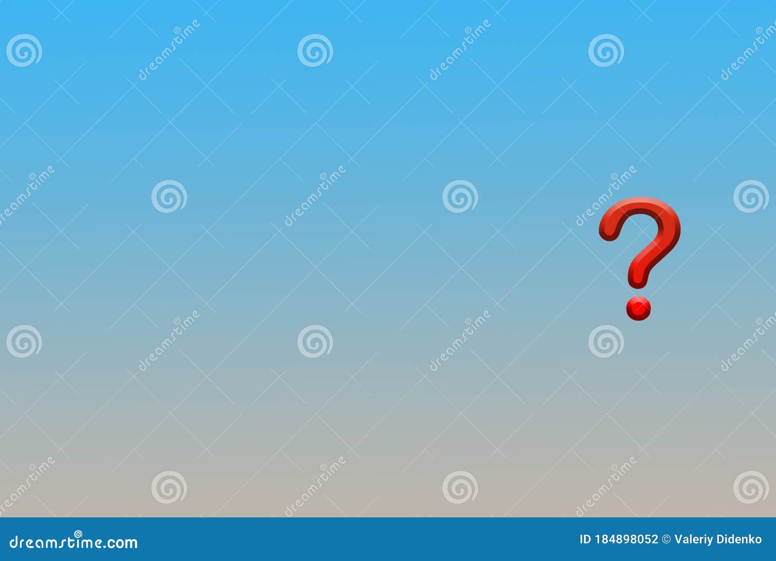 Question Mark on a Gradient Background Stock Illustration ...