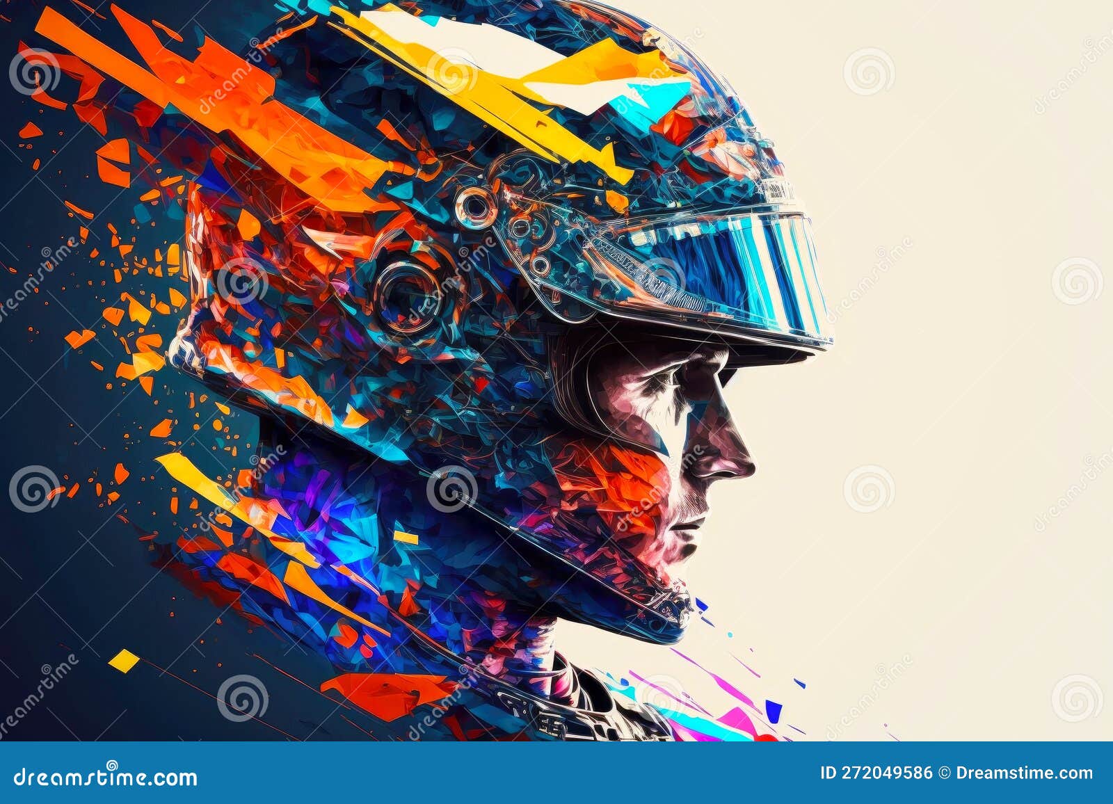 Graphic Image of Race Car Driver in Formula One Racing Competitions ...