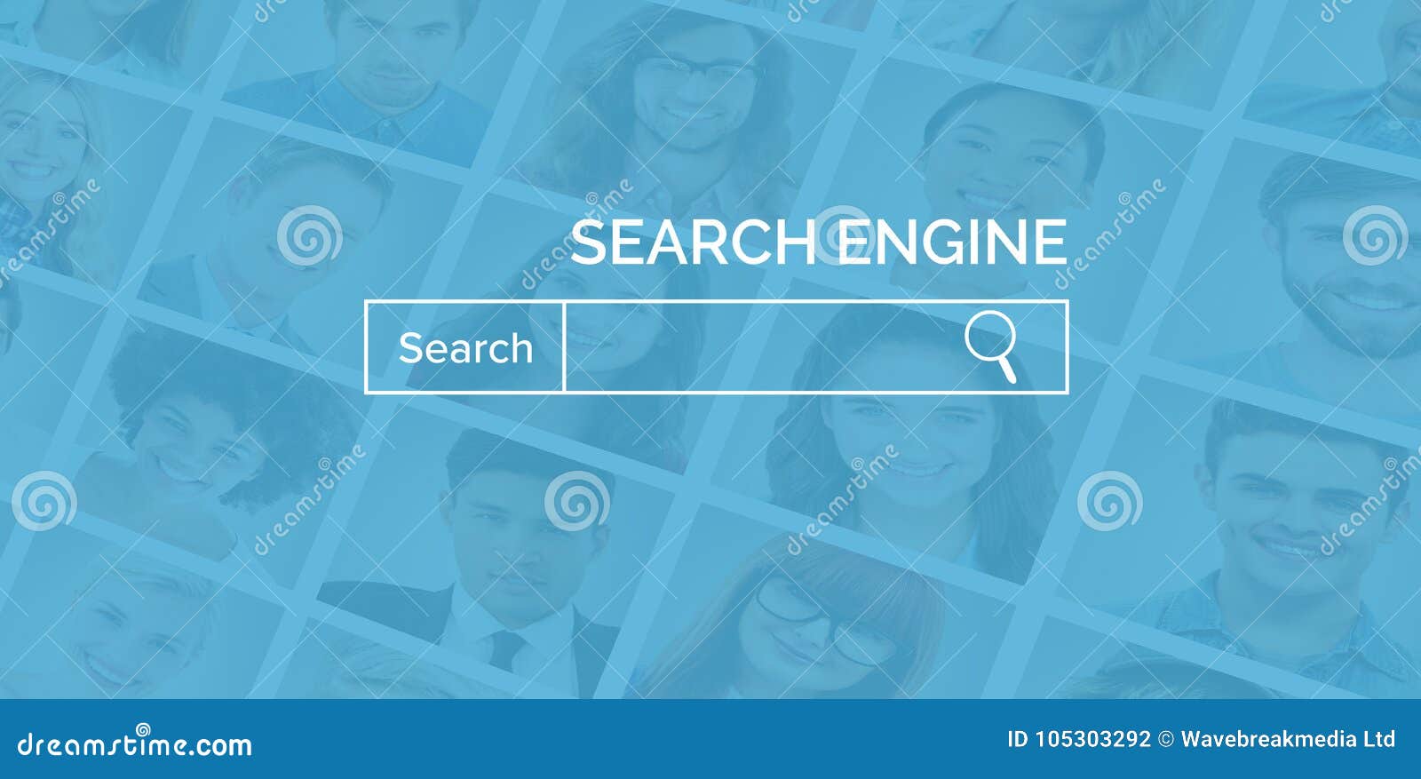 Composite Image of Graphic Image of Red Search Engine Page Stock ...