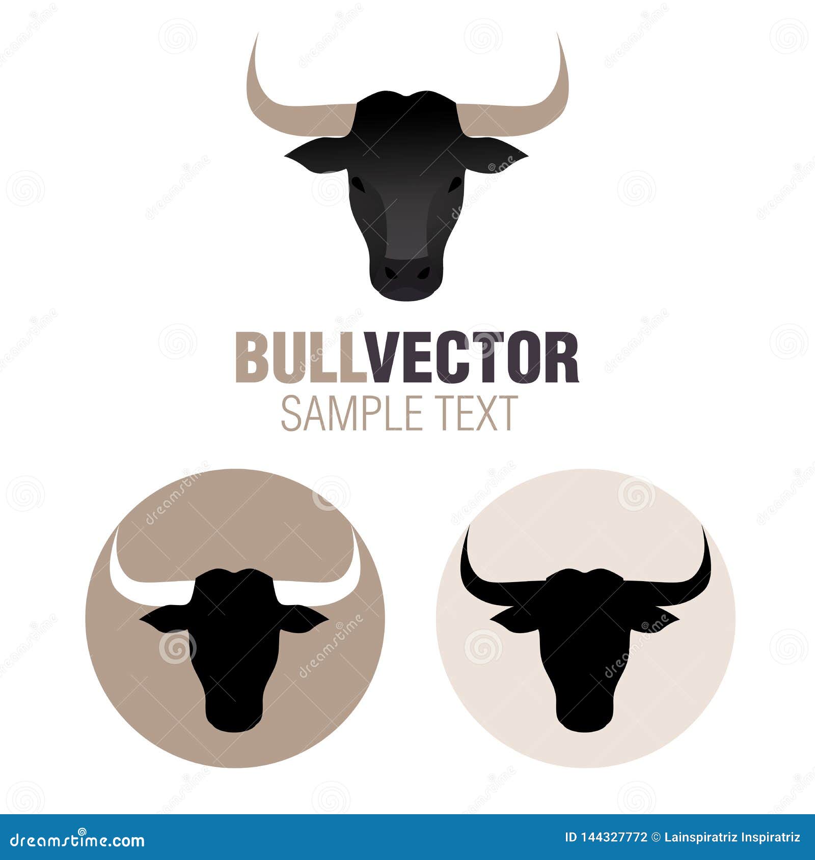 Spanish Bull Fighter Symbol Cartoon Icon Design Template With Various ...