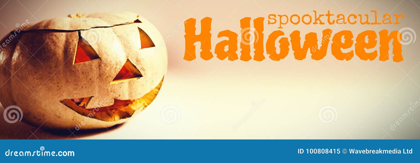 Composite Image of Graphic Image of Spooktacular Halloween Text Stock ...