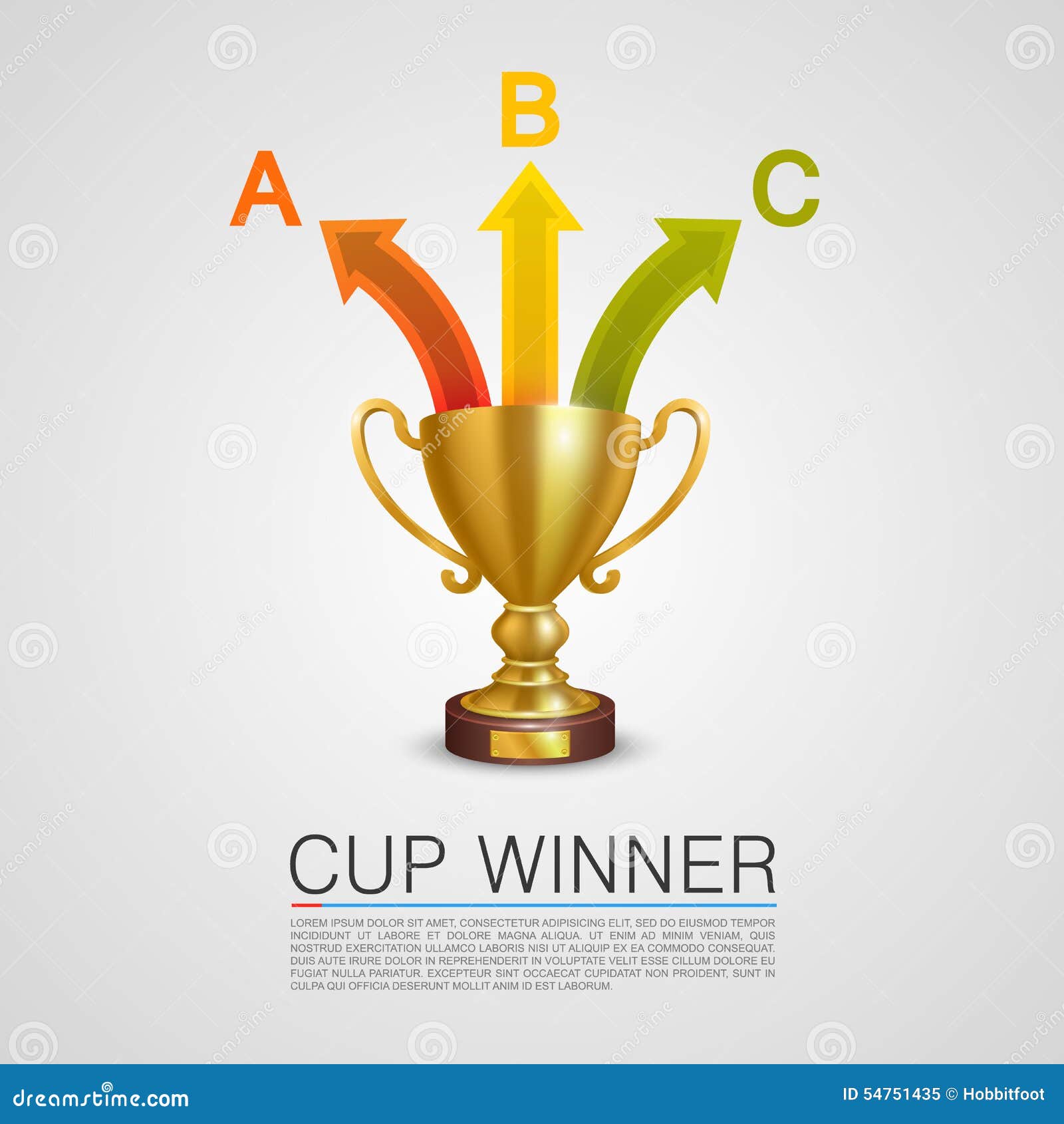 Graphic Information Winner Cup Stock Vector - Illustration of element ...