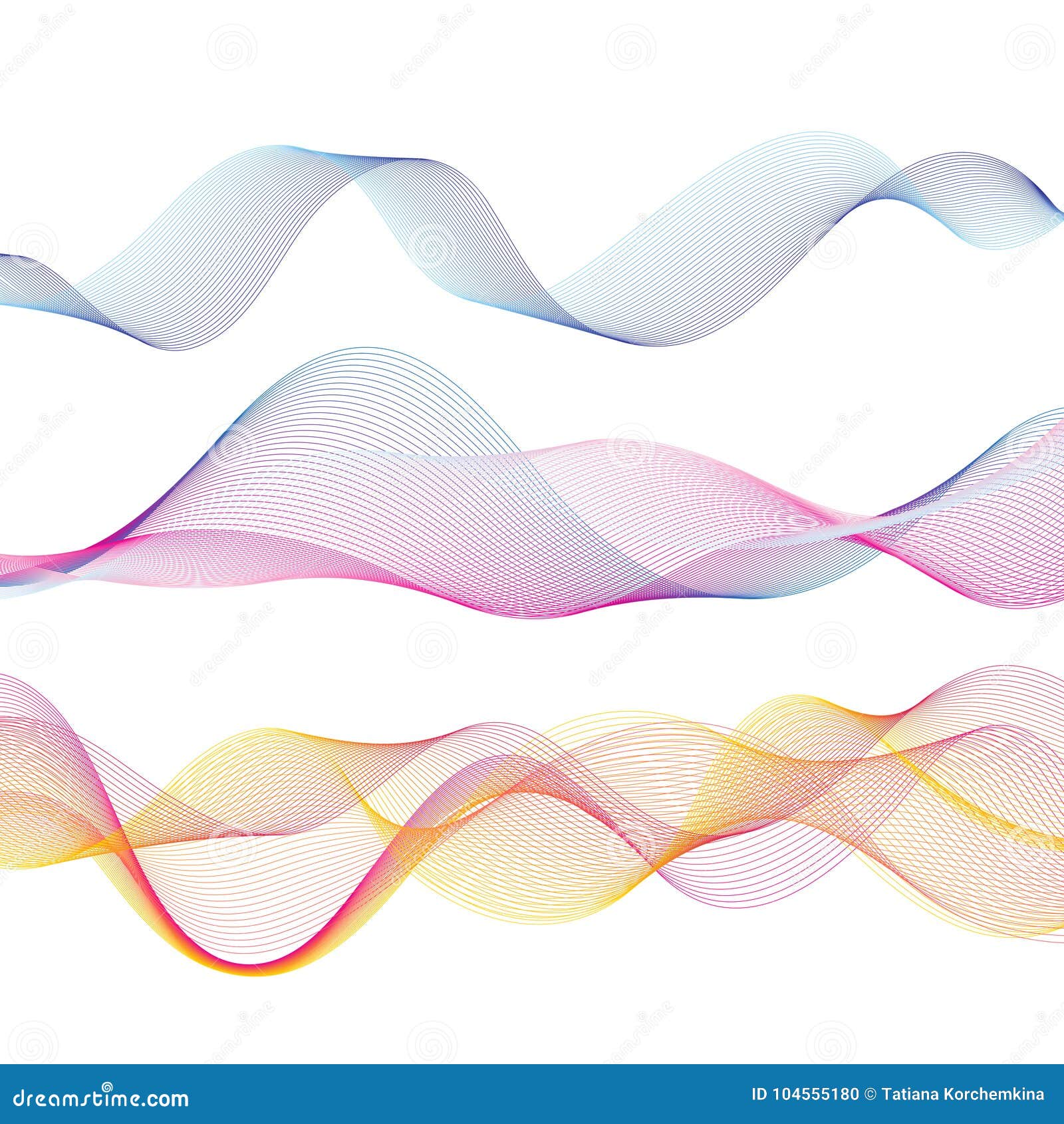 Graphic Abstract Light Waves Stock Illustration - Illustration of ...