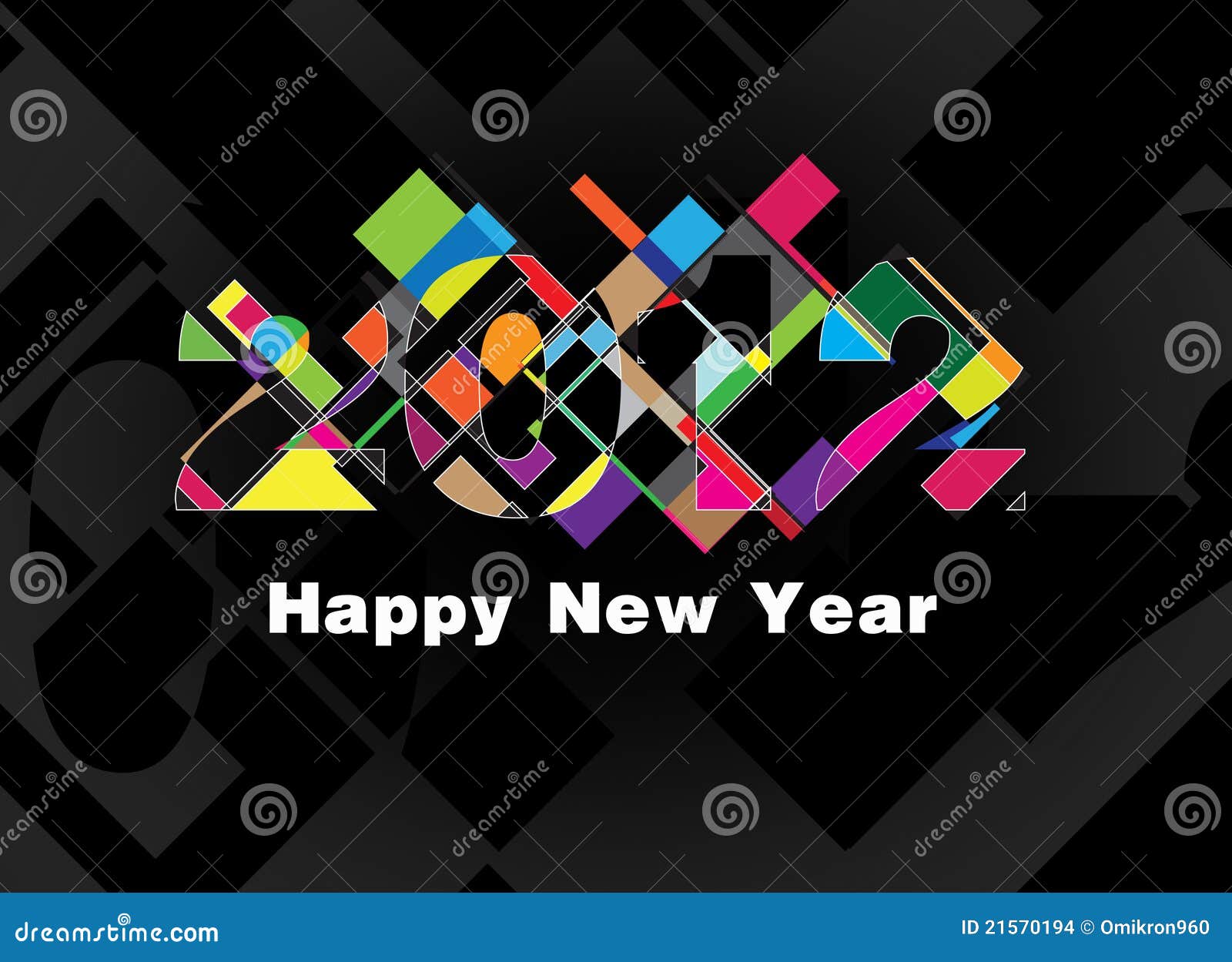 Graphic logo 2012 stock illustration. Illustration of celebration ...