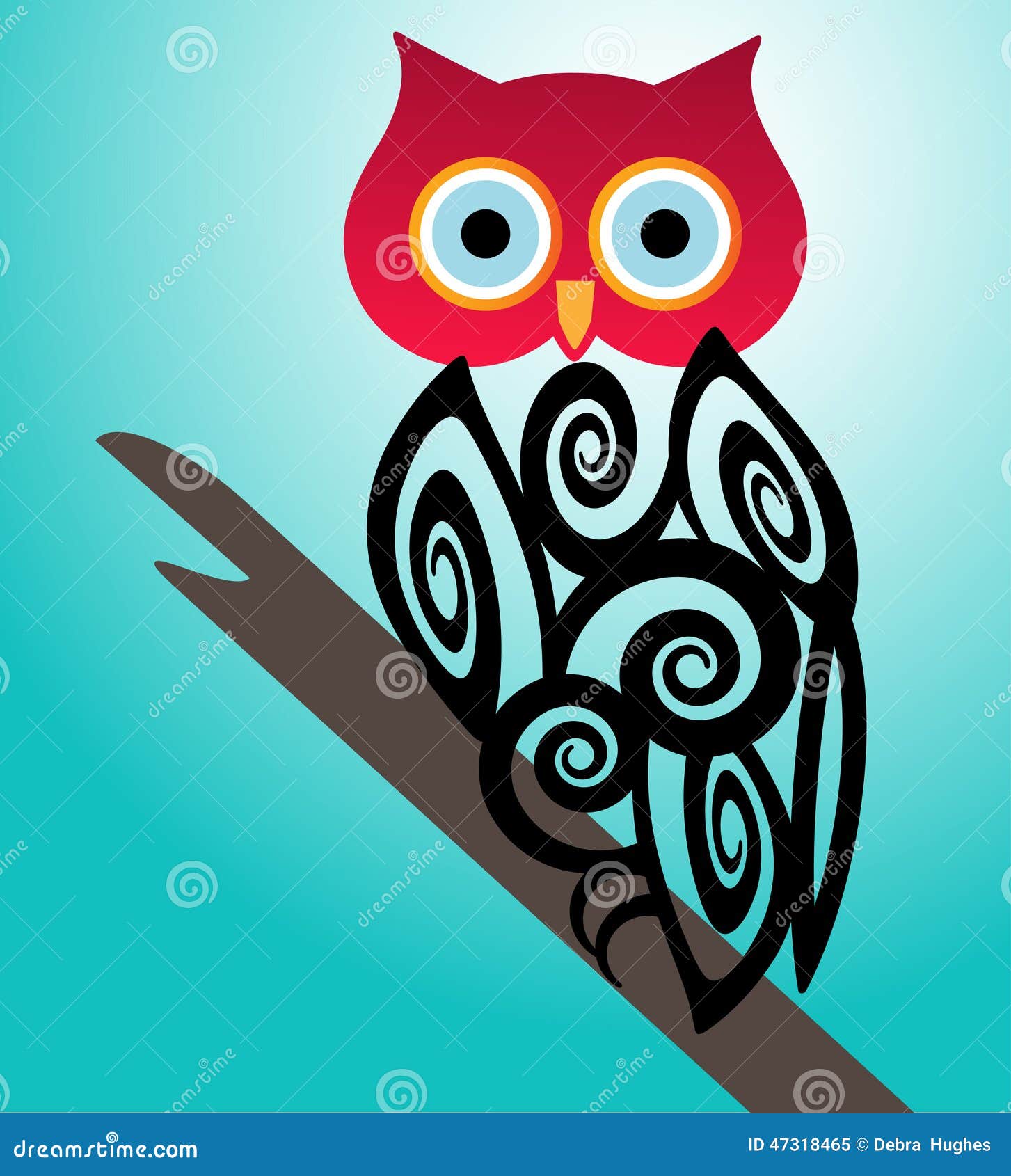 Graphic Owl stock vector. Illustration of creative, chilly - 47318465