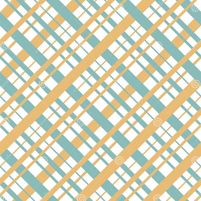 Graphic Pattern in a Blue and Yellow Checkered Pattern on a White ...
