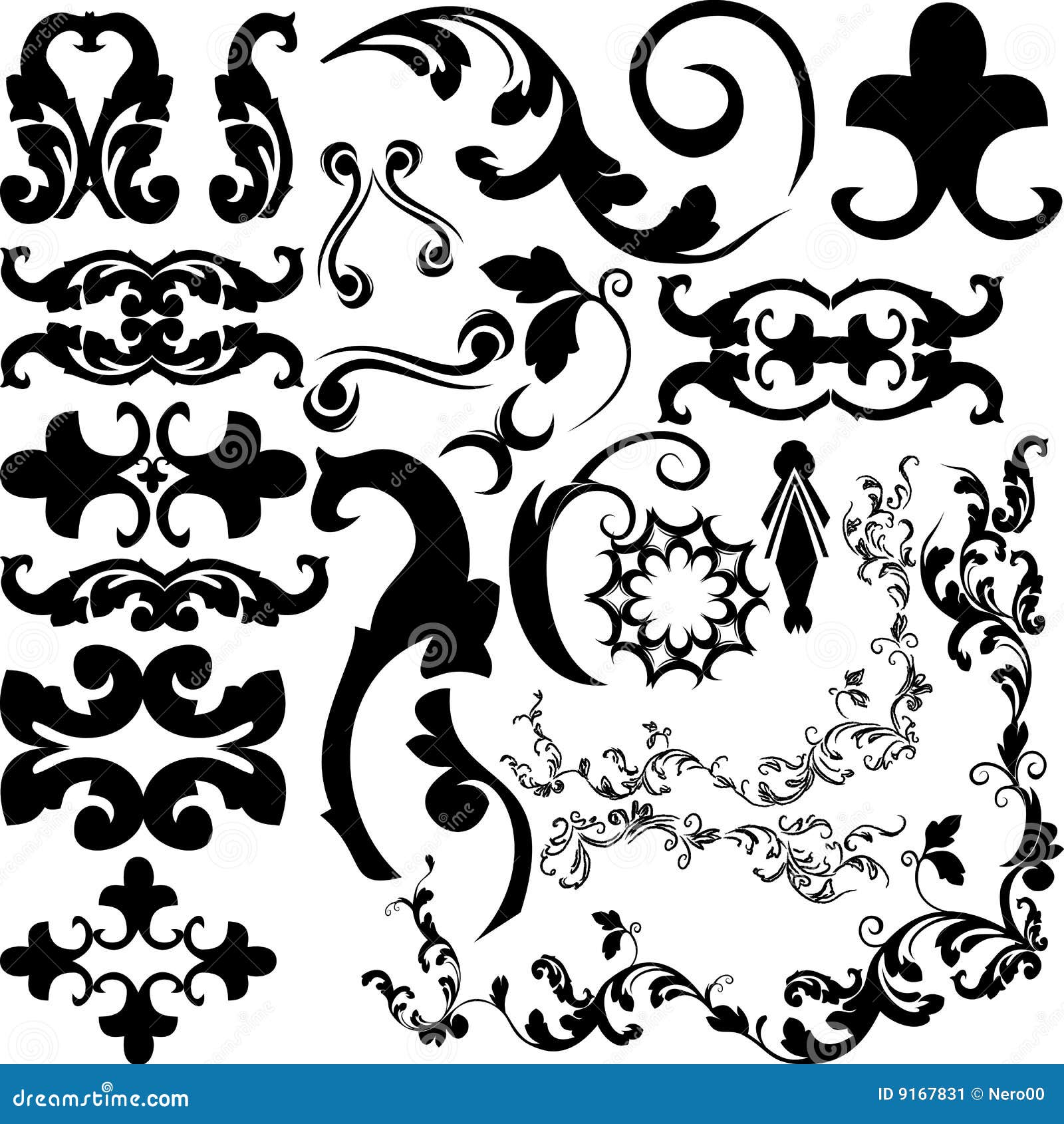 Graphic pattern collection stock vector. Illustration of decor - 9167831