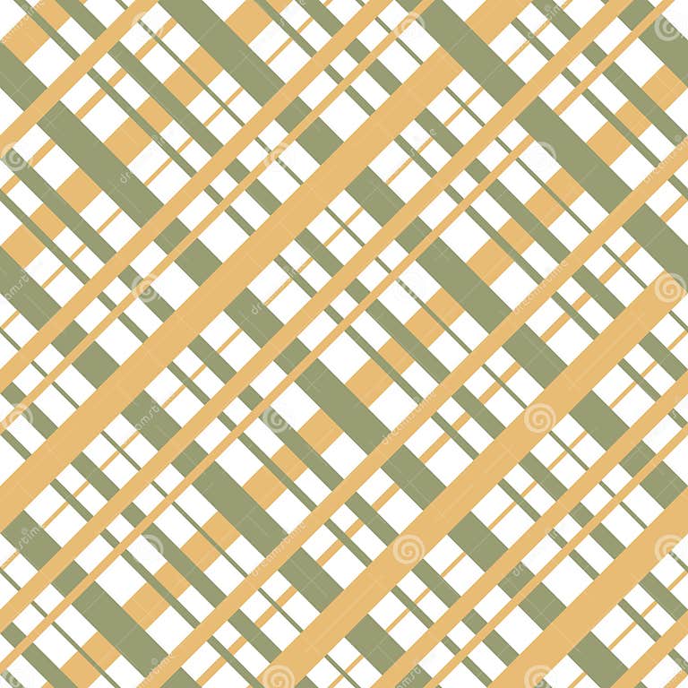 Graphic Pattern in a Green and Yellow Checkered Pattern on a White ...