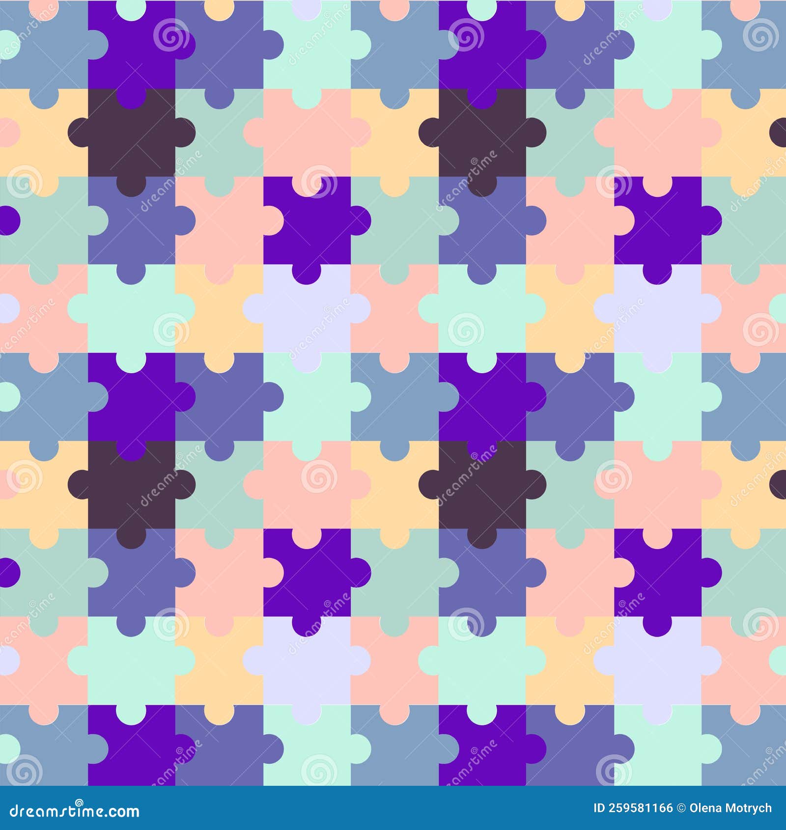 Graphic Pattern with Puzzles. Great Element for Your Design Stock ...