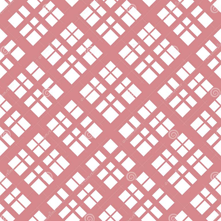 Graphic Pattern in a Red Checkered Pattern on a White Background Stock ...